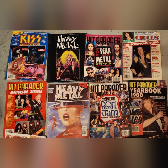 Other | Vintage Heavy Metal Magazines From Early 8s | Poshmark